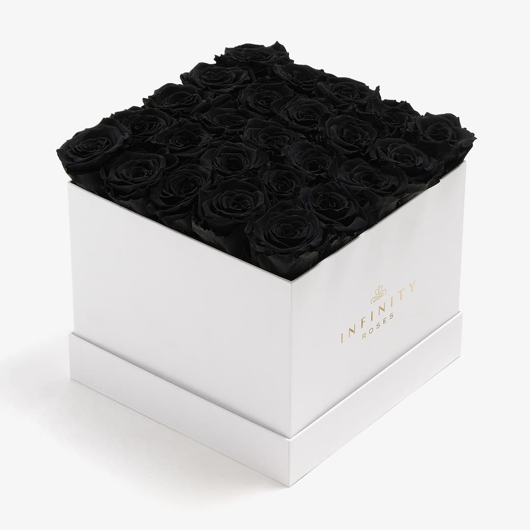 Infinity Roses | Medium Square Box