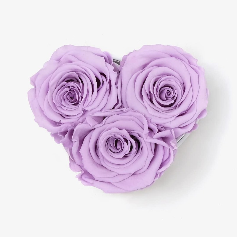 Infinity Roses | Small Heart Box